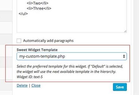 Sweet Widget Templates for WordPress - Daggerhart Lab